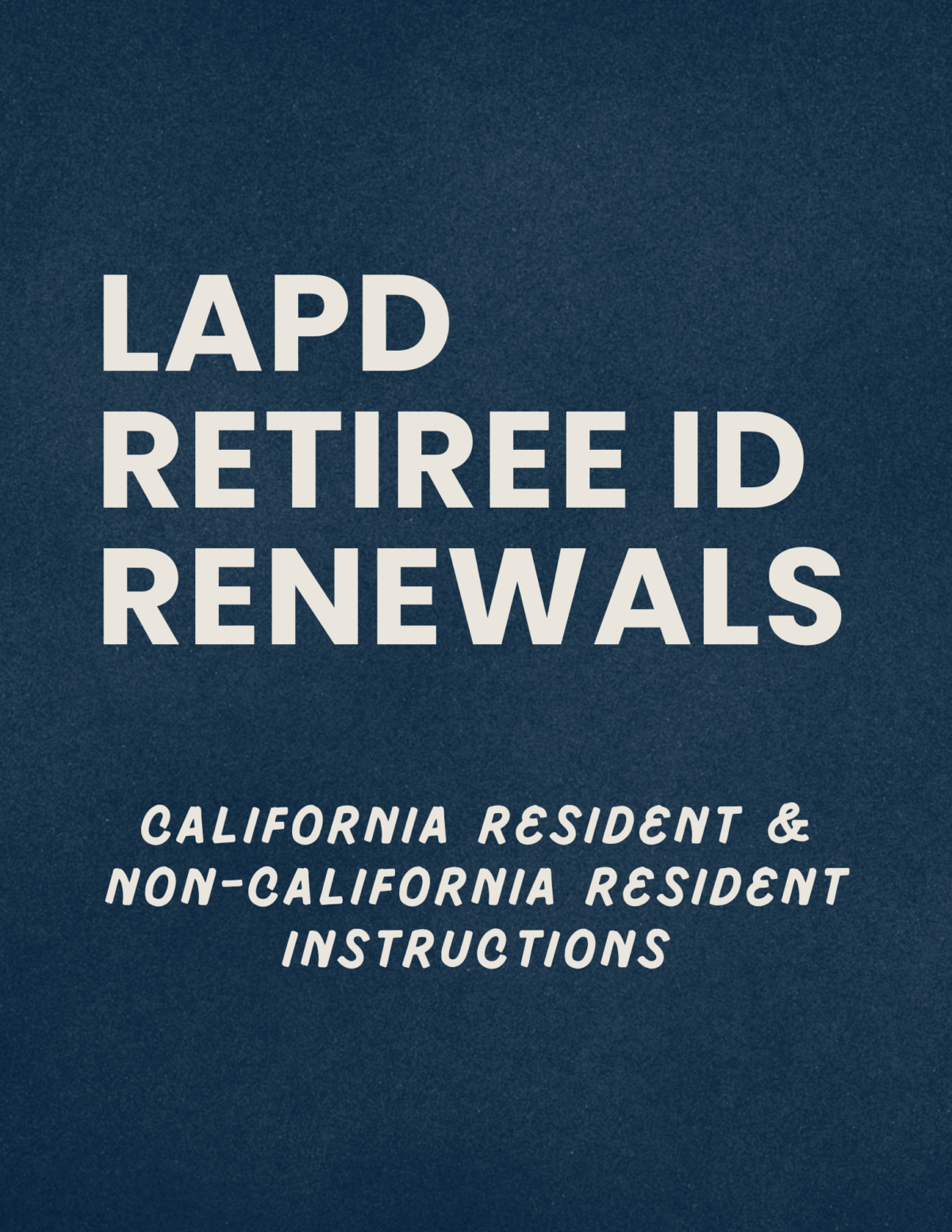LARFPA – Los Angeles Retired Fire & Police Association